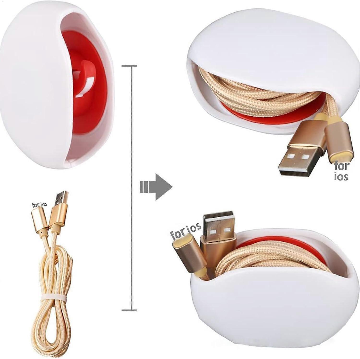 Automatic Cable Organizer with Cord Winder, Tangle Storage for Home ...