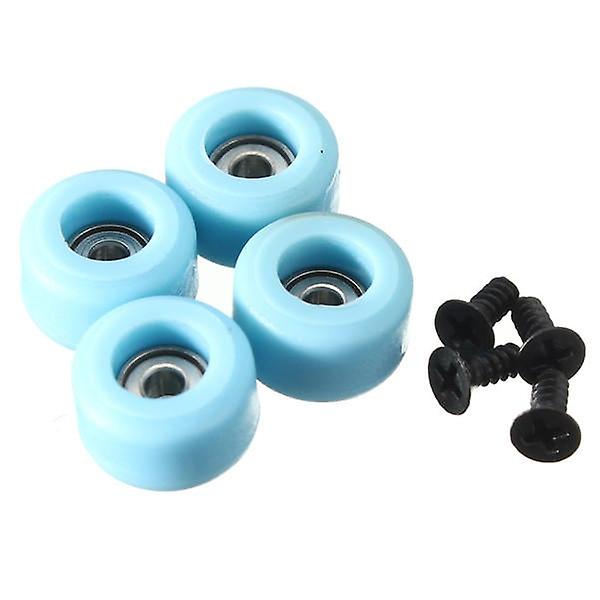 4Pcs fingerboard urethane bearing wheels set for wooden fingerboard ...