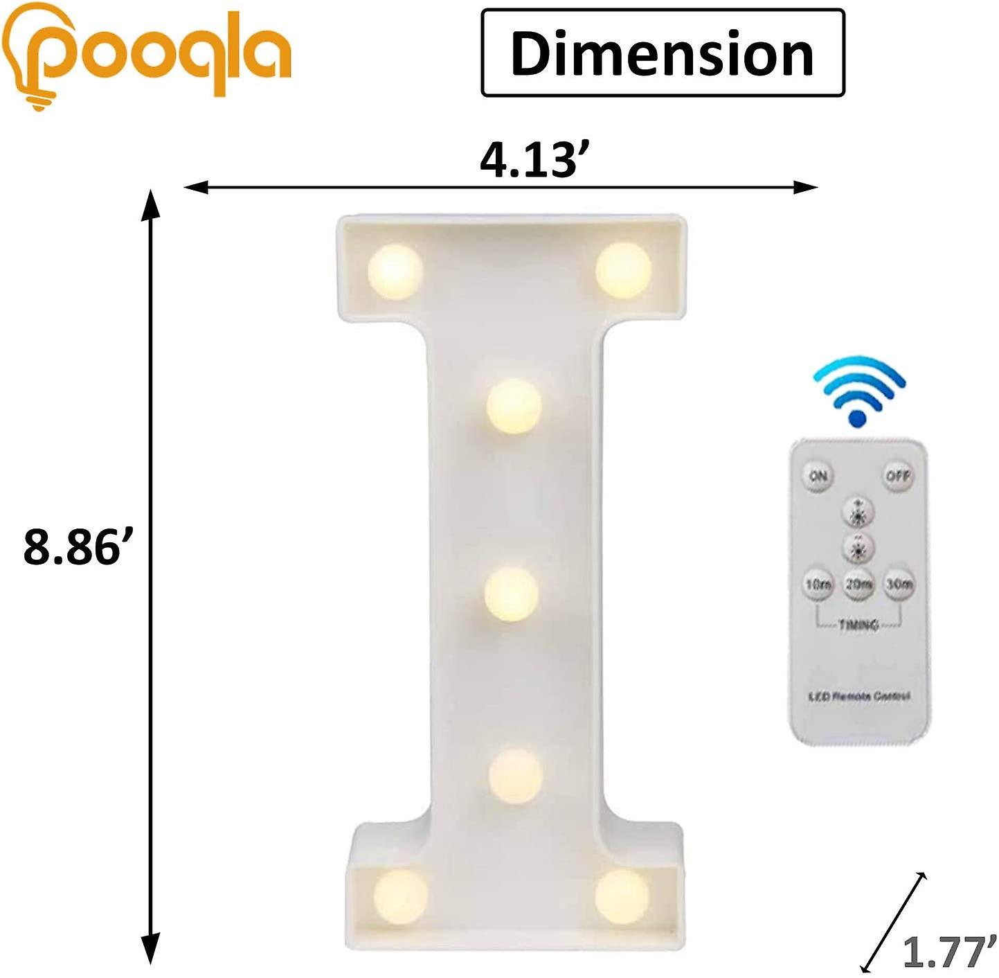 Led Marquee Letter Lights Alphabet Light Up Signs With Timer Remote ...