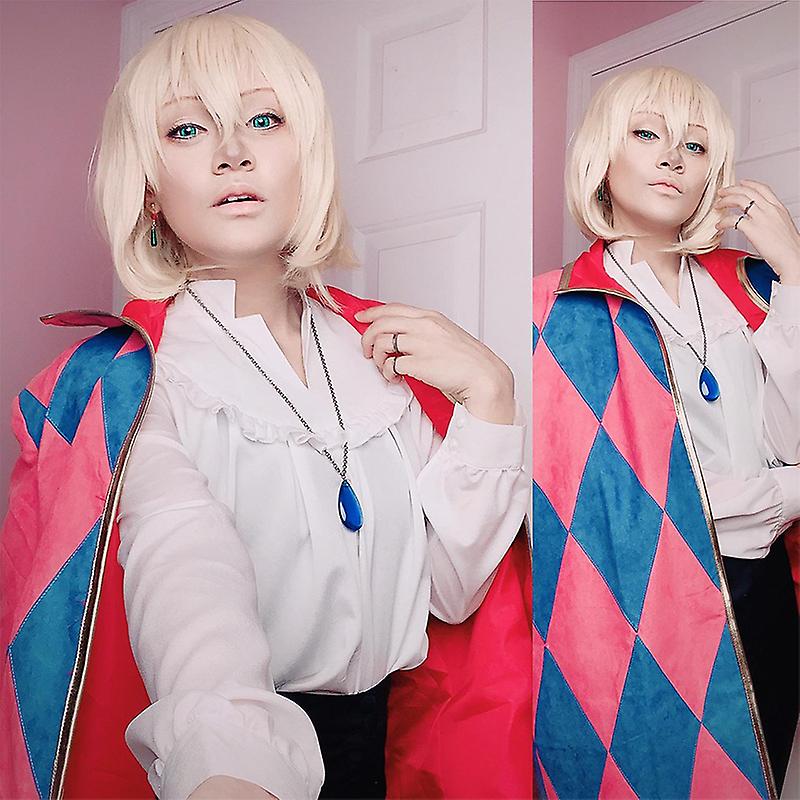 Howl Costume Wig Anime Howl's Moving Castle Cosplay Costumes Wig Jacket ...