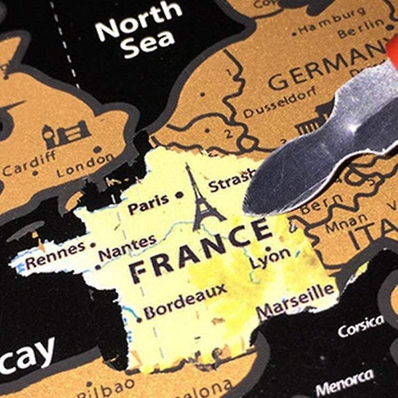 Posters & Prints Posters Interactive Scratch Off World Map Travel Home ...