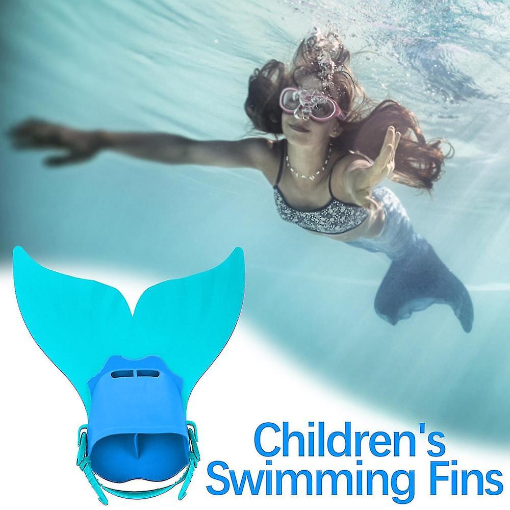 Swimming Flippers Mermaid Monofin Swim Fin For Kids, Mermaid Monofin ...