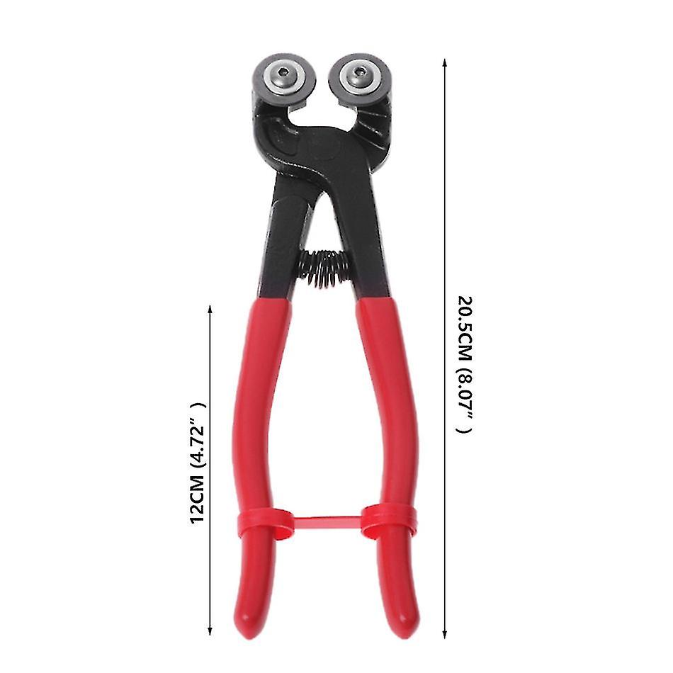 Steel Double Roller Manual Round Pliers Cutter Glass Tile Plier Mosaic ...