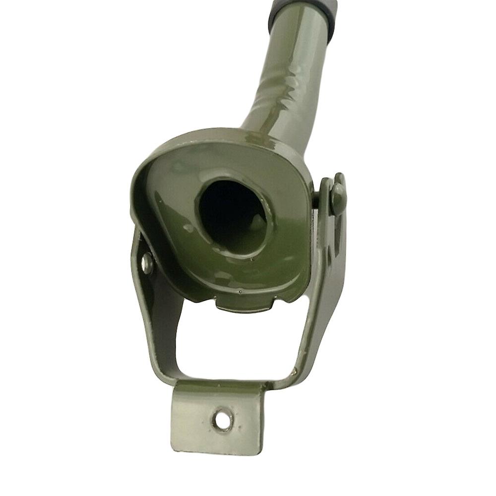 Black Metal Jerry Can Gas Canister Rubber Nozzle Spout Military Style ...