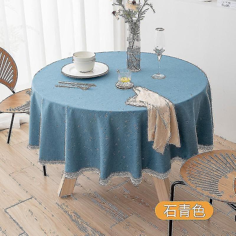 Round Linen Tablecloth Tpu and Oil- Fa Hotel H Table Dining Table Cloth Tablecloth | Fruugo IL
