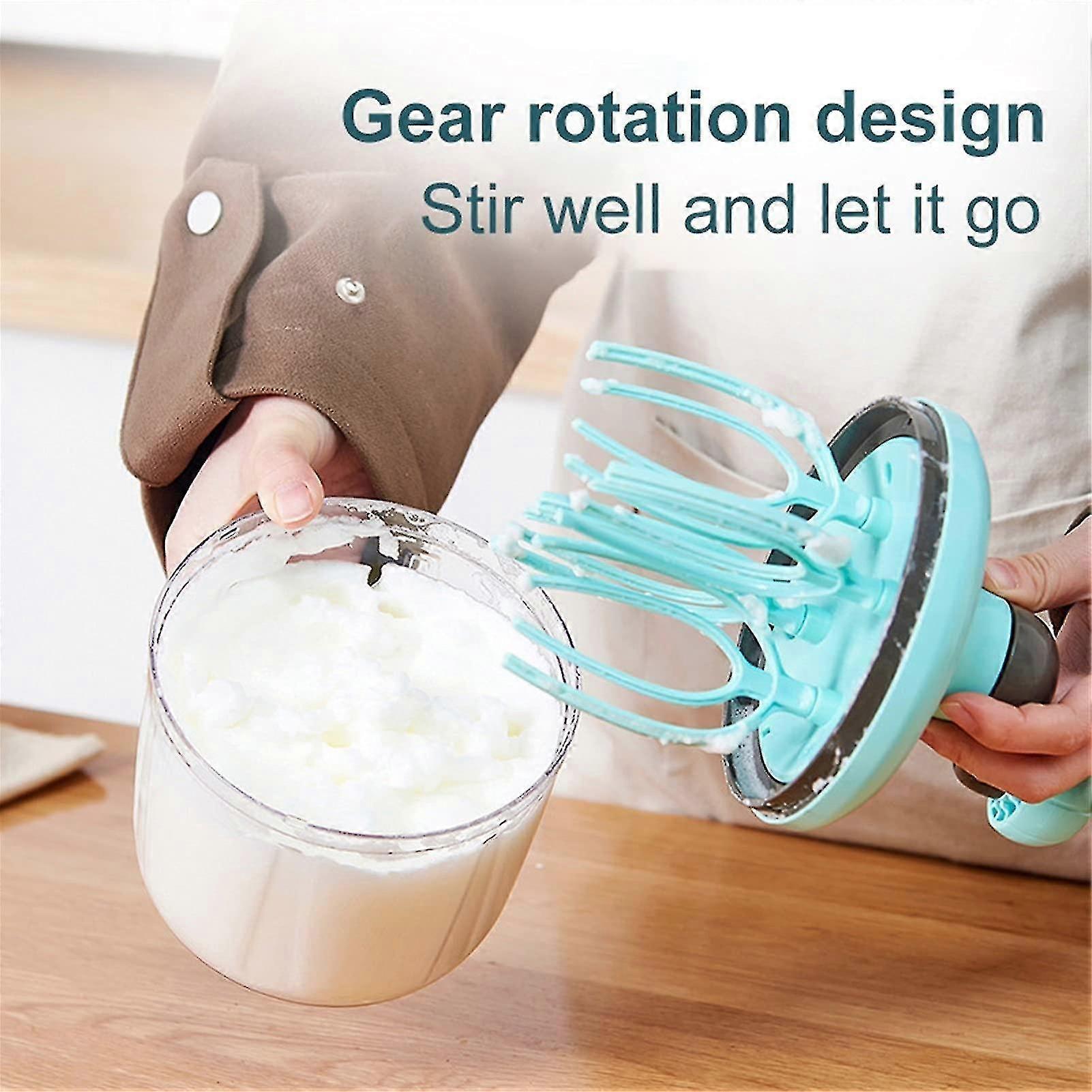Whipped Cream Dispensers Manual Whipped Cream Rotating Hand Push Whisk ...