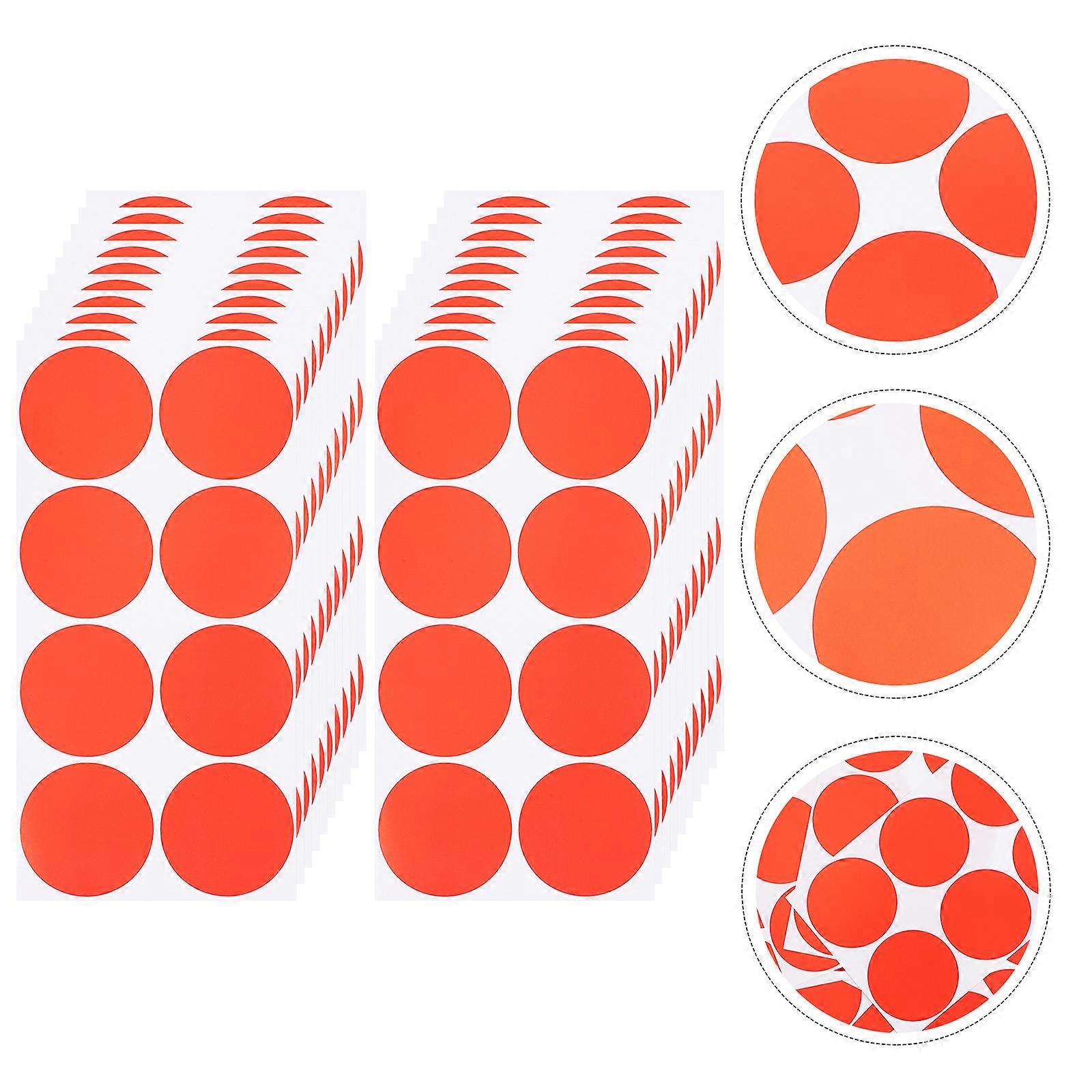 20 Sheets of Adhesive Dot Stickers Colored Dot Stickers Colorful Circle ...