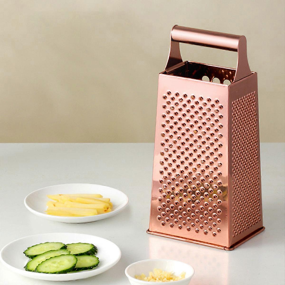 Stainless Steel Grater with 4 Sides for Vegetables Professional Kitchen ...