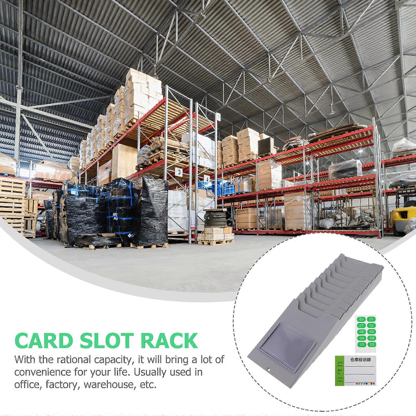 Wall Mounted Time Cards Holder Time Cards Rack Attendance Holder for ...