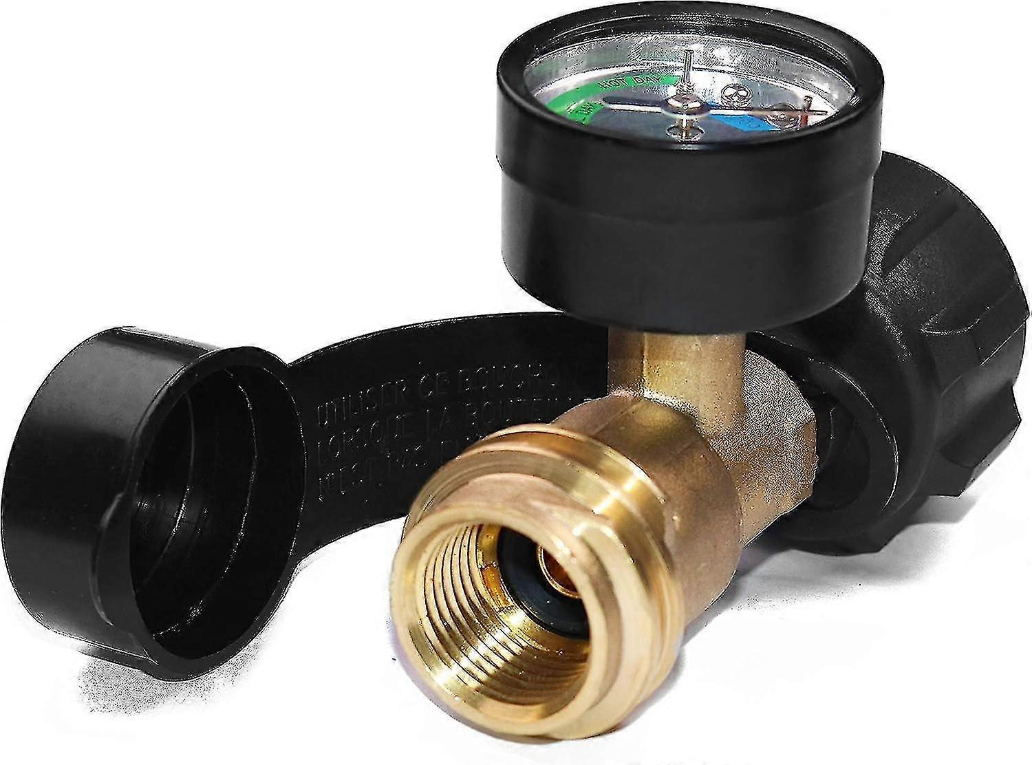 Propane Tank Gauge Level Indicator Lp Gas Pressure Meter Color Coded ...