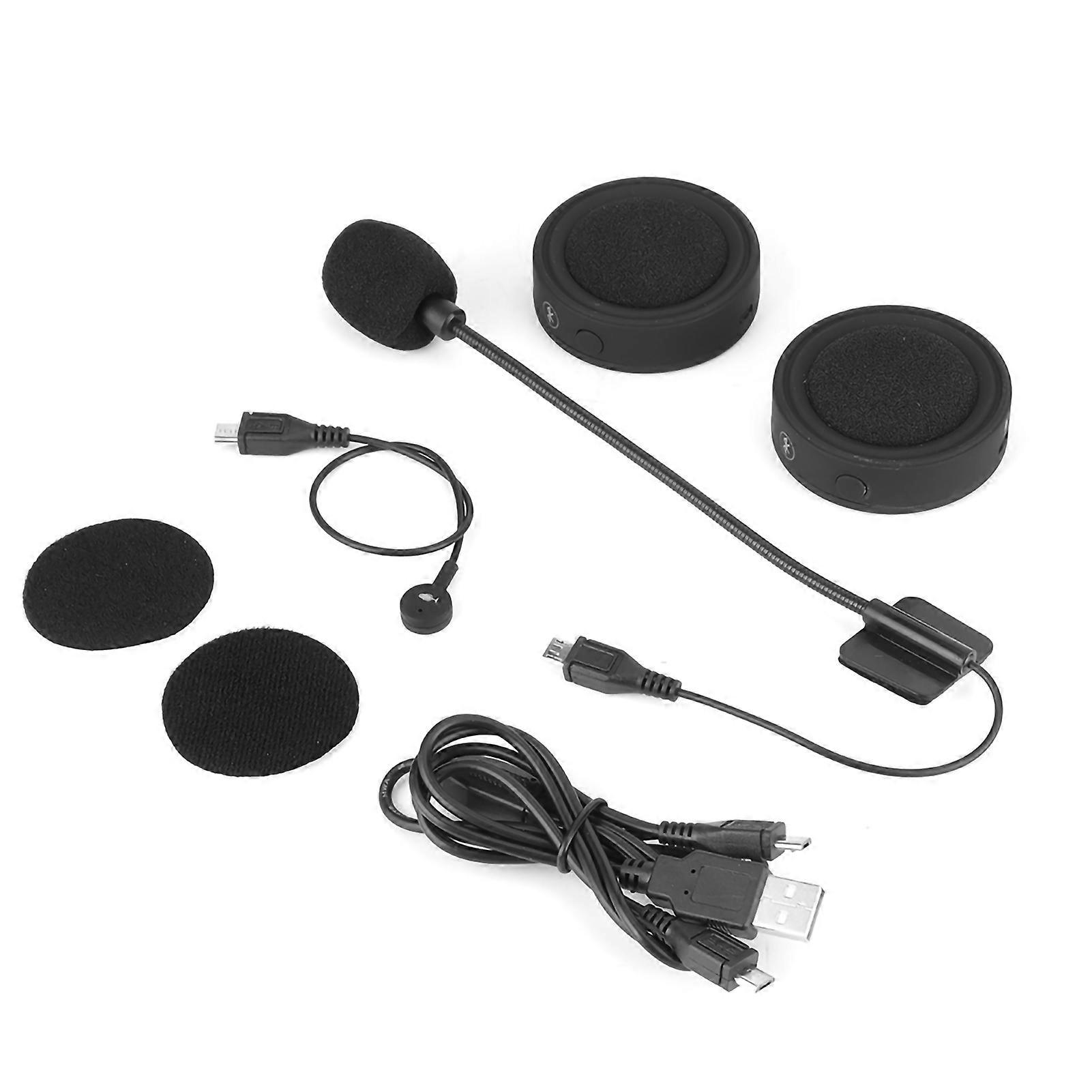 BT17 Waterproof Bluetooth Helmet Headphone Stereo Music Motorcycle Riding HandsFree Headset ...