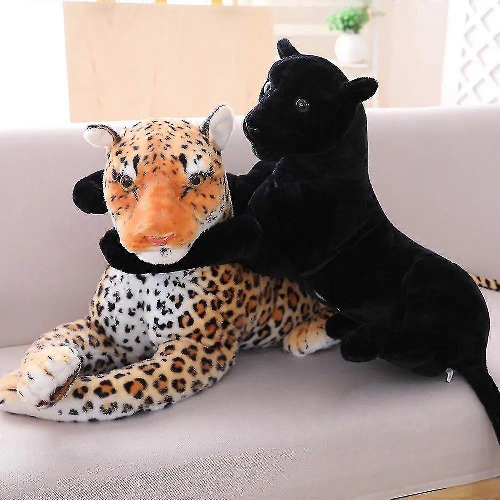 30-120 Cm Lifelike Tiger Leopard Plush Toys Soft Wild Animals ...