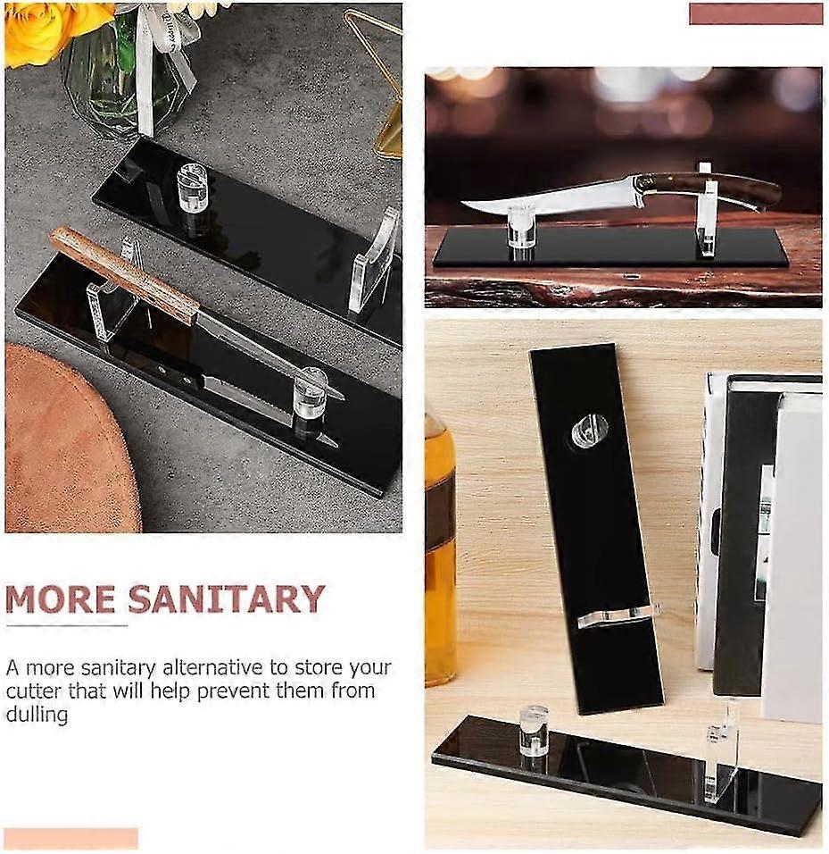 Acrylic Cutter Display Rack Single Knife Holder Transparent Cutter ...