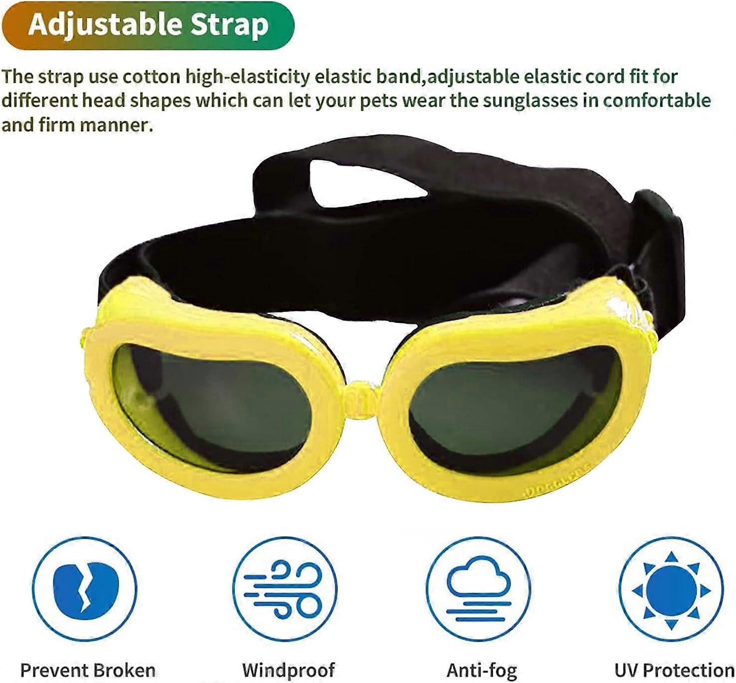 Dog Sunglasses, Dog Protective Goggles, UV Protection Dog Goggles ...