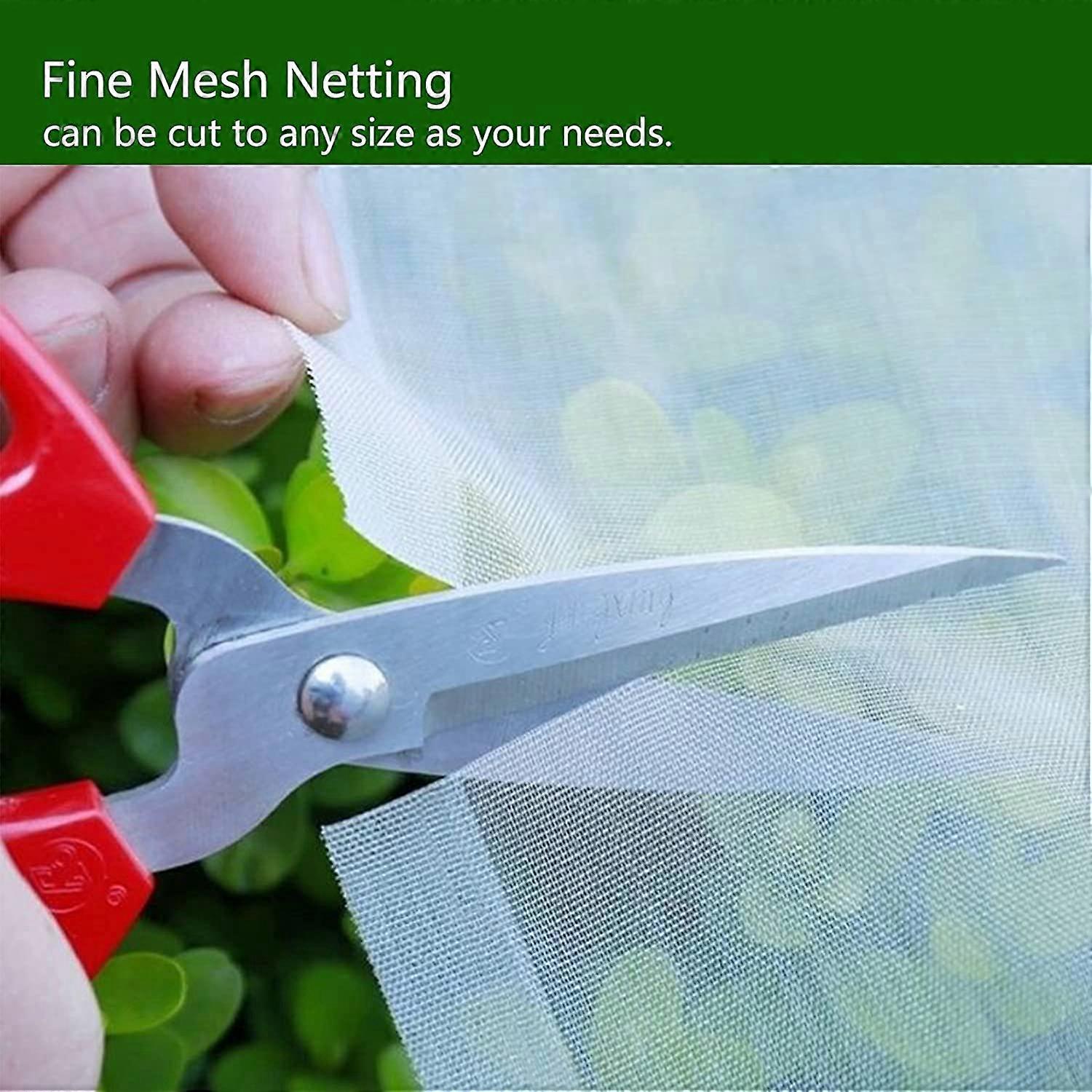 Garden Insect Repellent Net: 2 x 5 m Fine Mesh Protection for Leeks ...