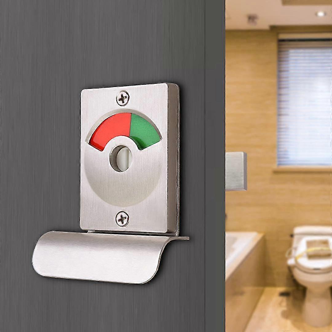 Toilet door lock with red and green indicator spare parts indicating ...