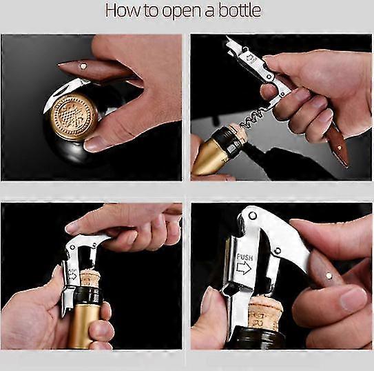 Professional Stainless Steel Sommelier Corkscrew - Hotel and Restaurant ...