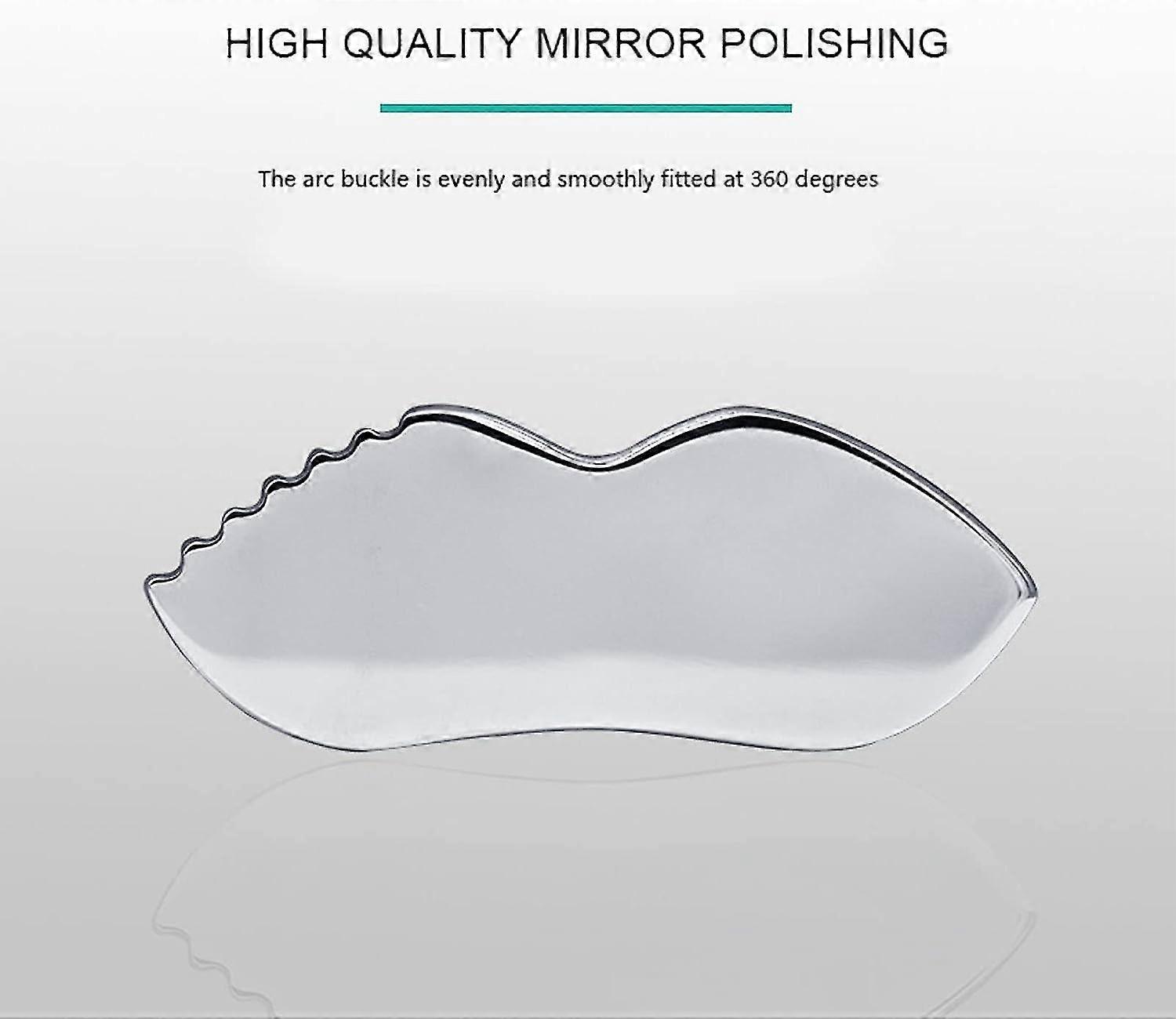 Gua Sha Facial Tool, Stainless Steel Gua Sha with Comb Teeth for Body ...