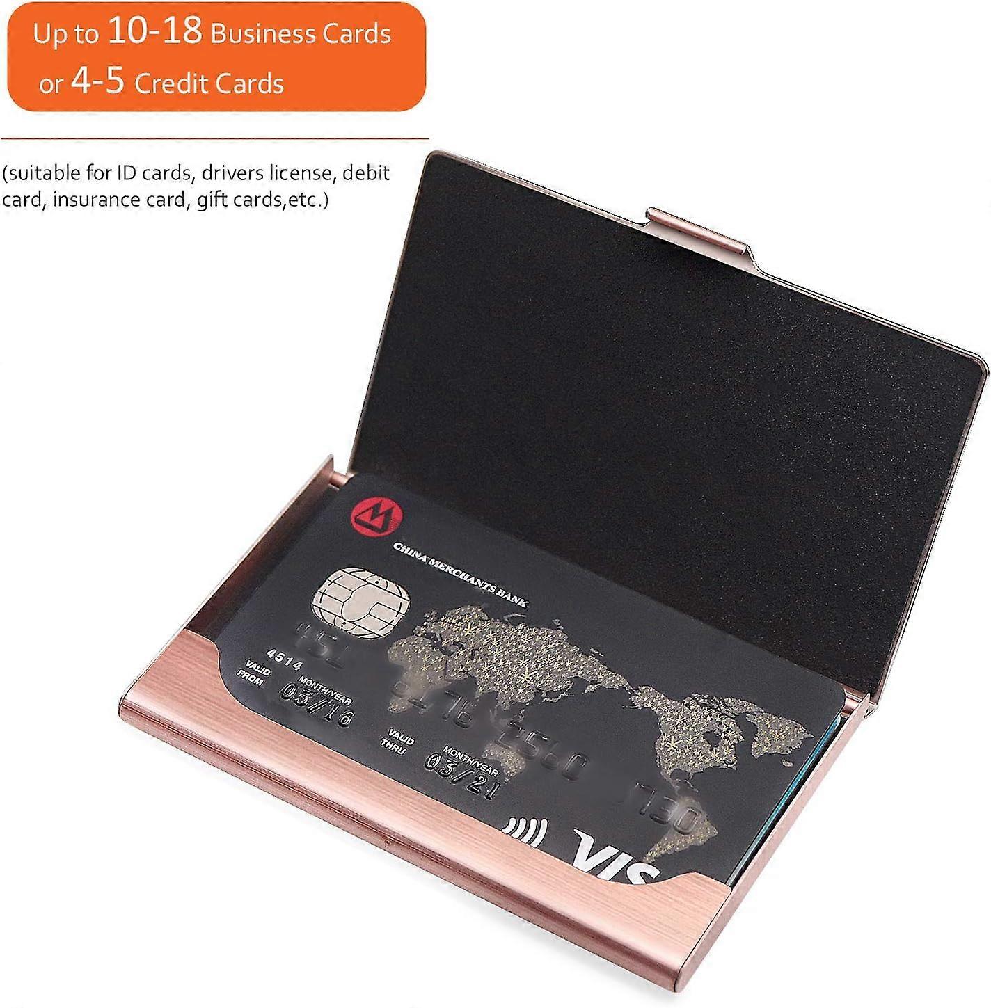 Professional Business Card Holder, Metal Pocket Business Card Holder ...