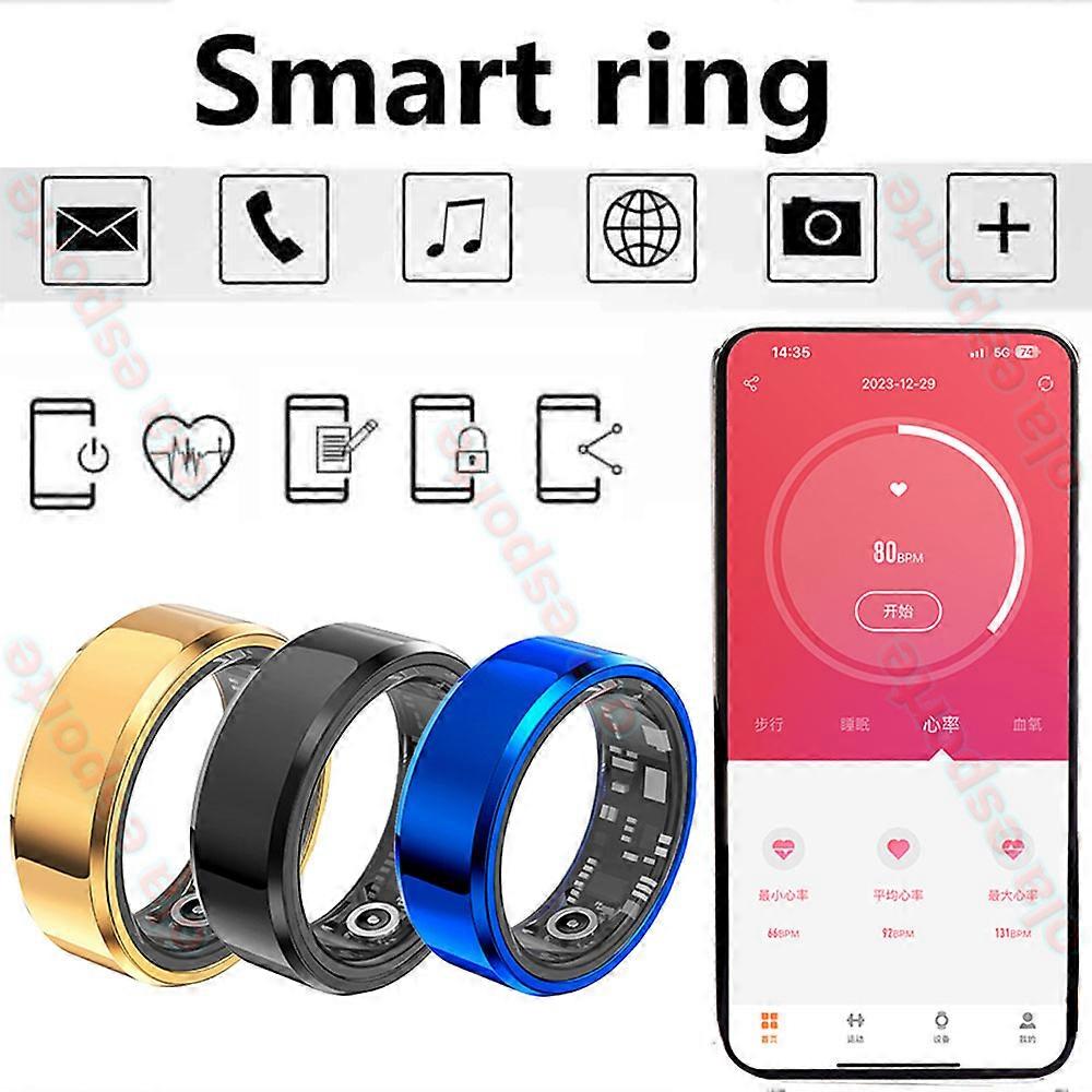 Multifunctional Smart Ring Health Tracker Heart Rate Body Temperature ...