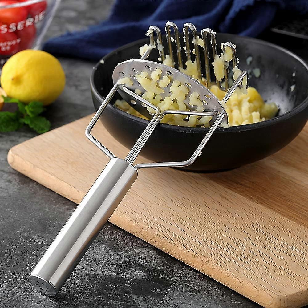 Stainless Steel Potato Masher, Dual Function Design, Professional ...
