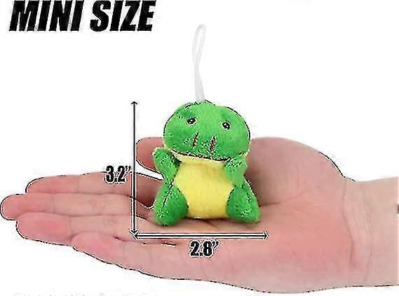 48 Pieces Mini Plush Animals Toys Set,small Stuffed Animal Keychain Set ...
