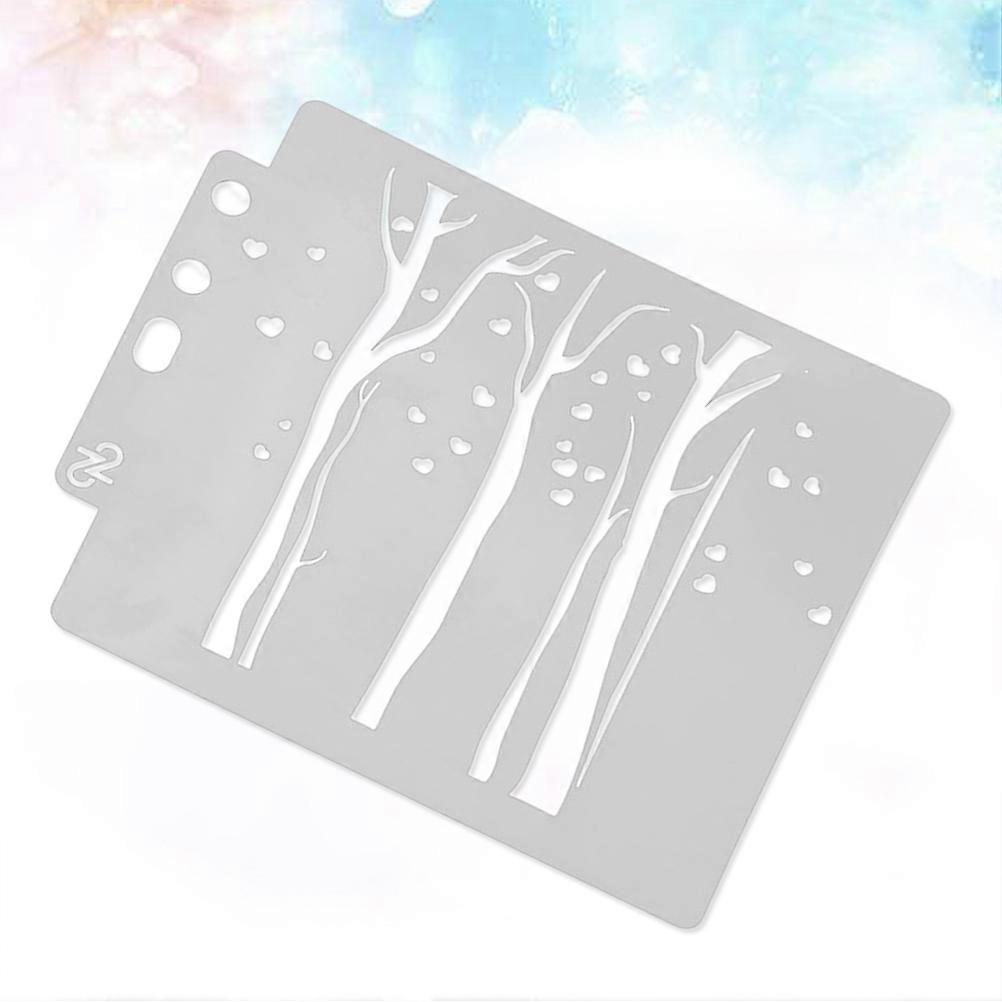 Spring Stencils Natural Landscape Painting Stencil Reusable Human ...