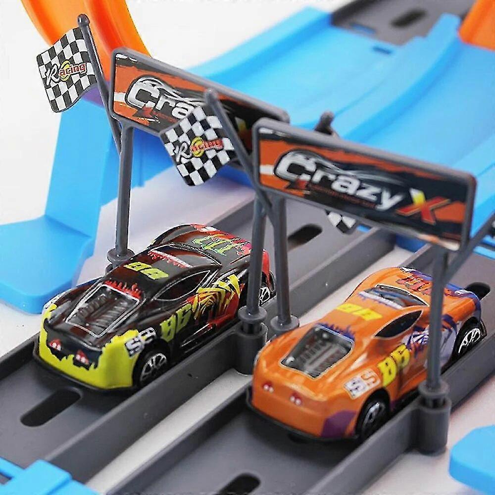 Railway Racing Track Play Set Mini Speed Racing Car Kits Educational ...