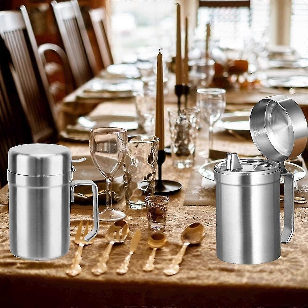 Stainless Steel Olive Oil Dispenser Bottle,leak-proof Cooking Oil Can ...