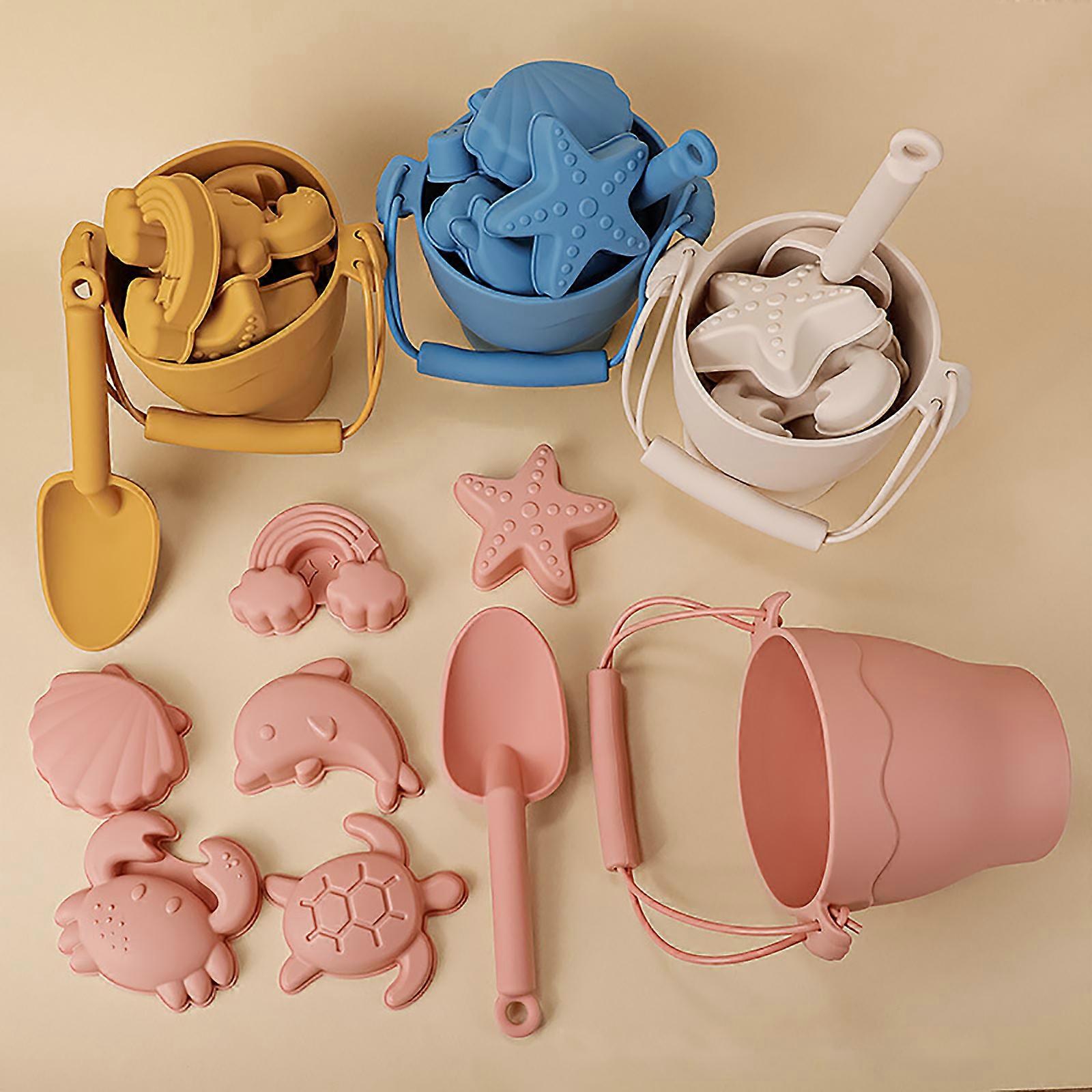 8pcs Summer Sand Bucket Seaside Toy Set Summer Sand Play Water Game ...