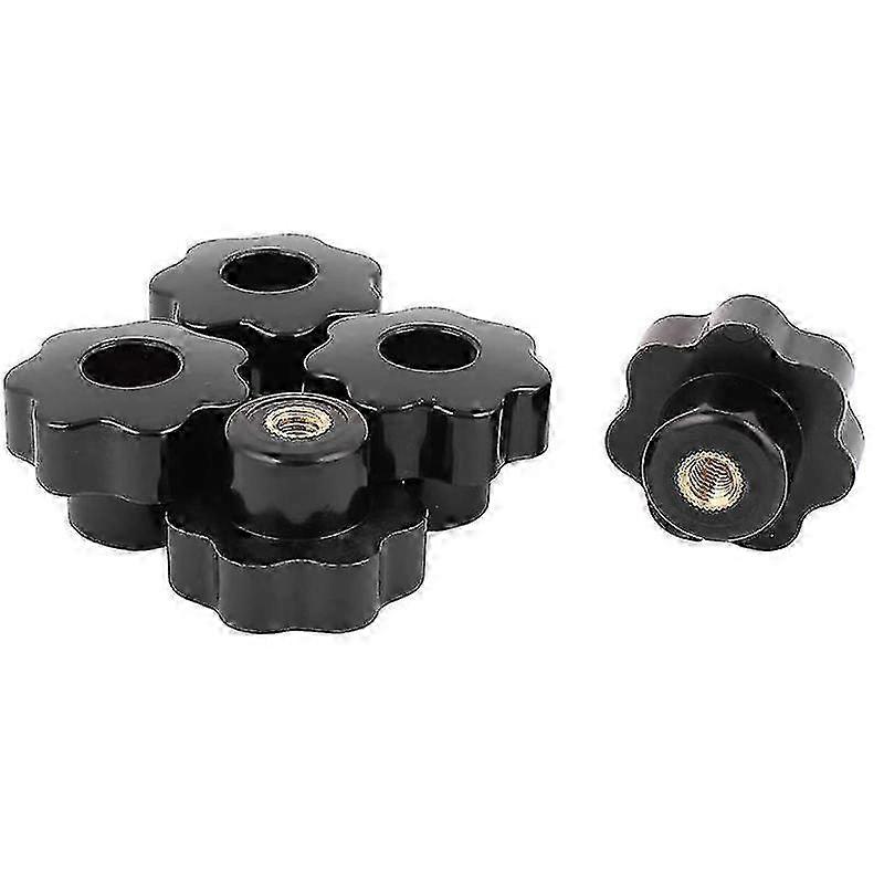 10 PCS M6 Female Star Head Clamping Knob Screws - 32mm Threaded Grip ...