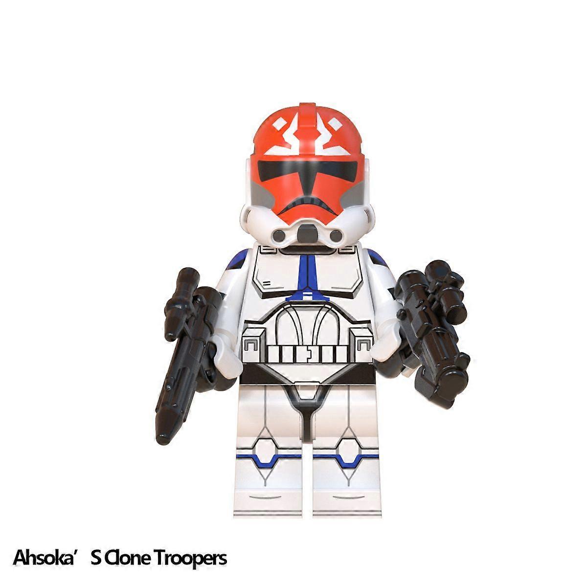 8 X Star Wars Echo Jesse Rex Five Waxwork Shadow Soldier Desert Soldier ...