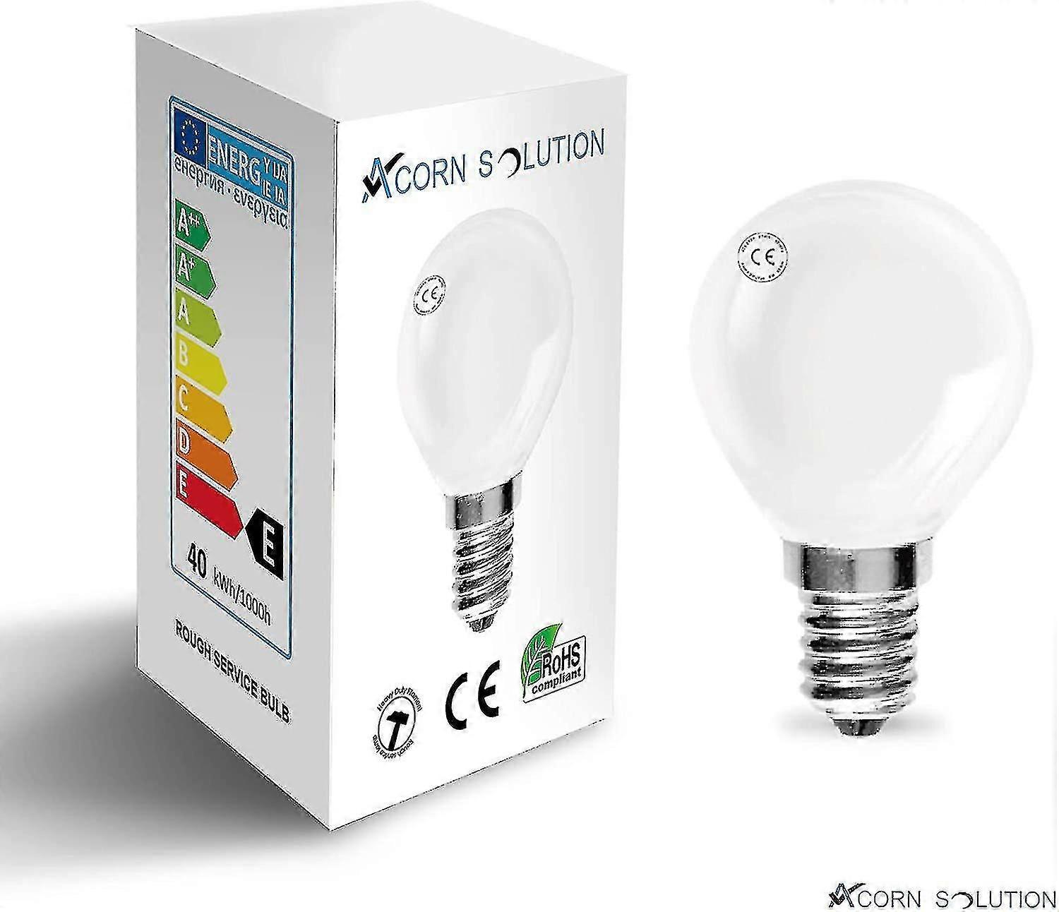 40w 240v Classic Mini Globes Pearl Round Light Bulbs E14 Small Screw ...