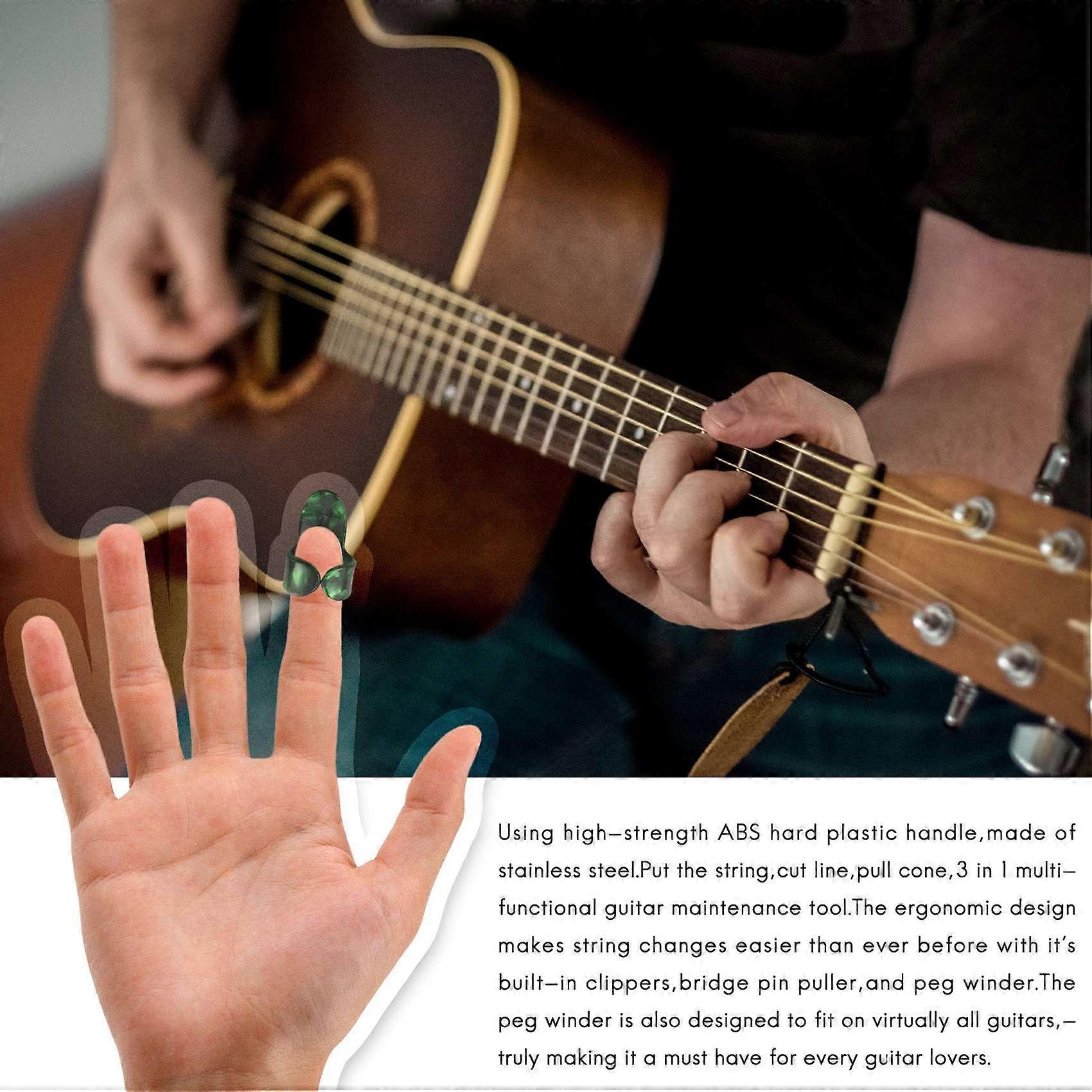 34 PCS Guitar Accessories Kit Including Guitar Picks,Capo,Acoustic ...