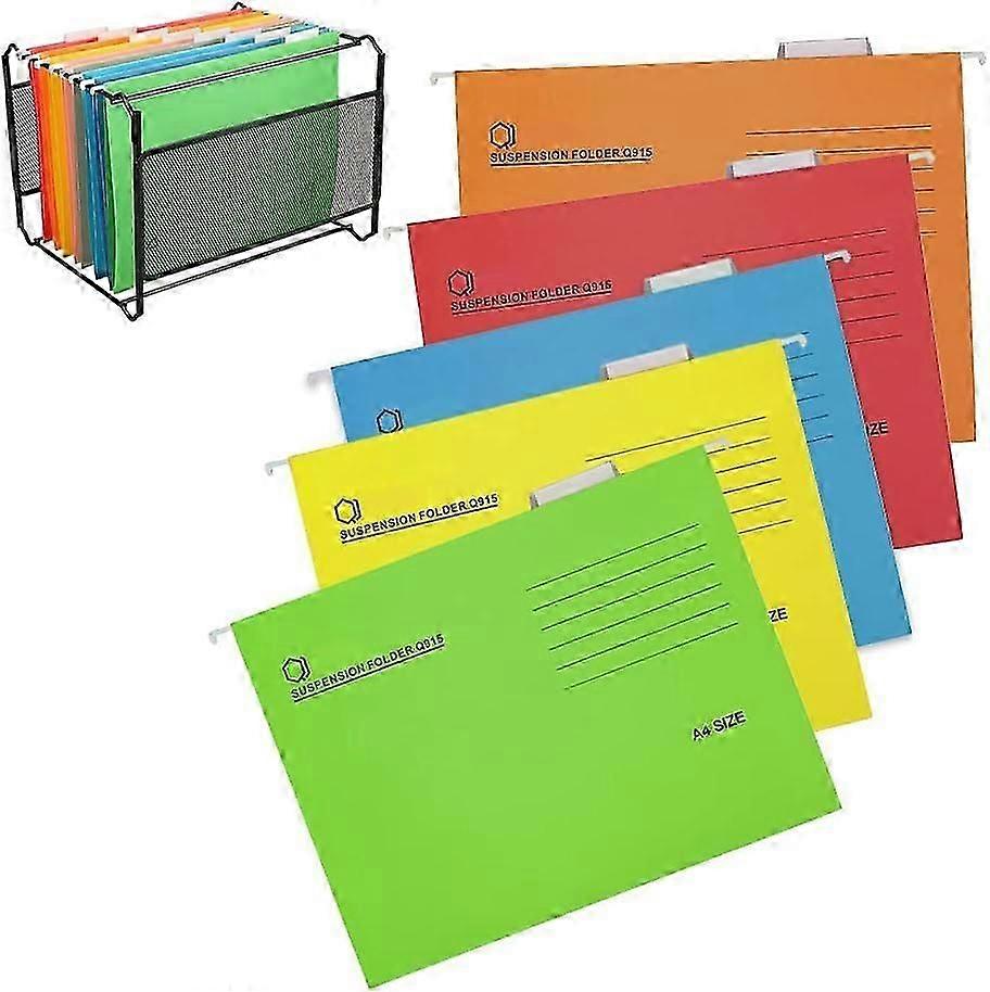 A4 Suspension Files with Tabs and Card Inserts for Filing Cabinets ...