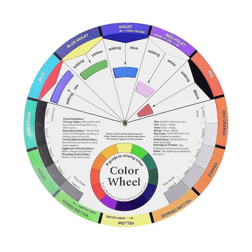 Color matching color wheel card color material display book tattoo nail ...