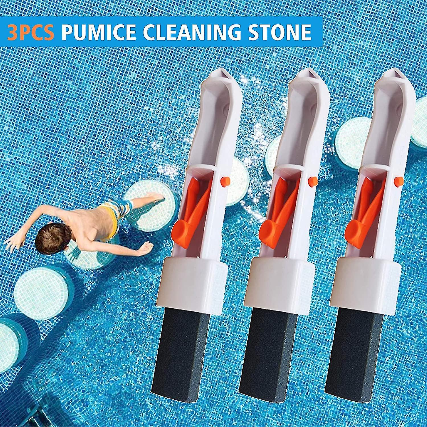 Pool Stain Remover - Pumice Stone - Rust Stain Removal - Ez-clip Handle ...