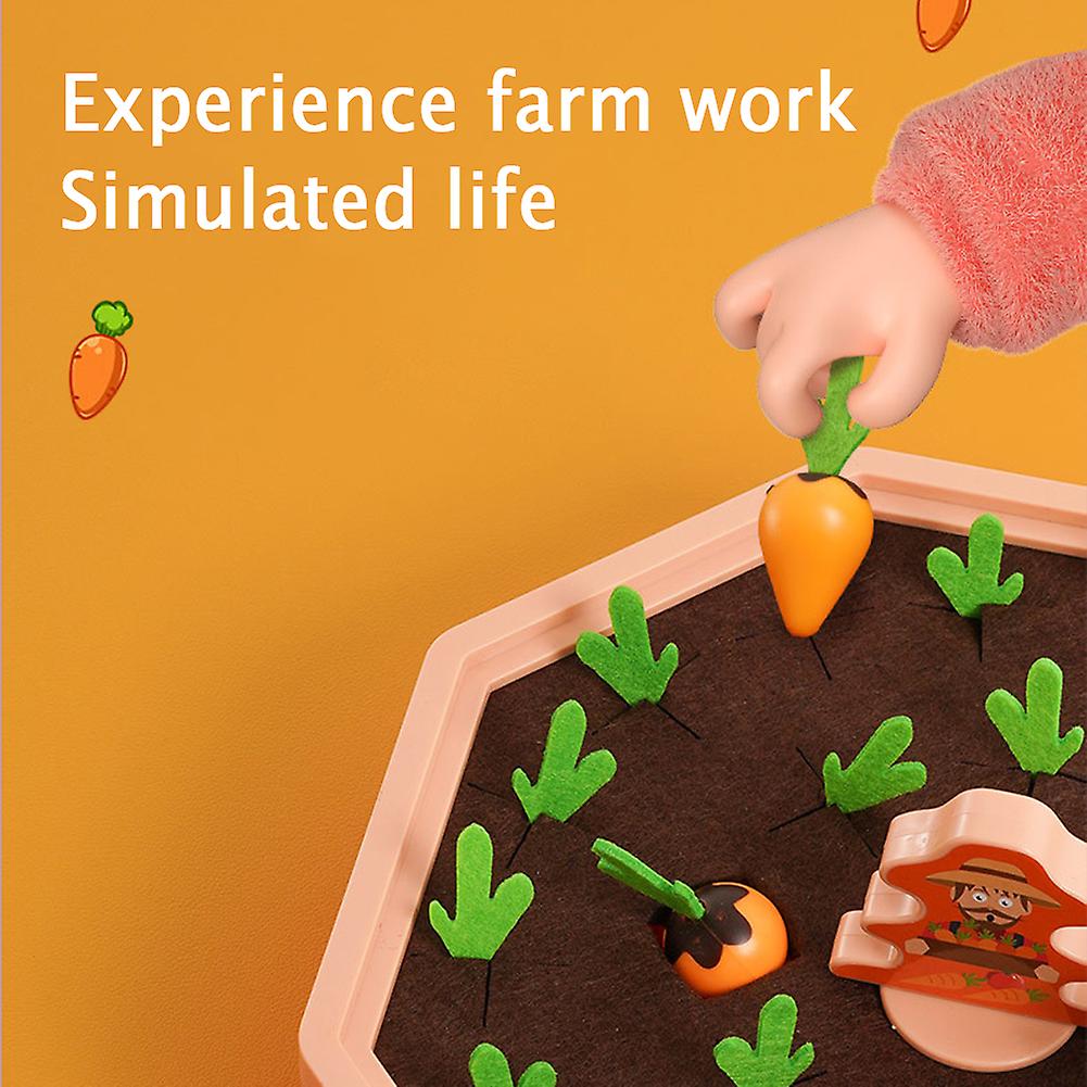 Funny Pull Radish Toy For Children Picking Vegetables Early Education ...