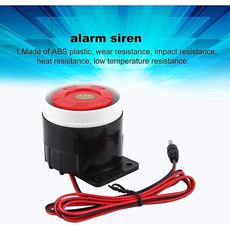 DC Piezo Electronic Buzzer Alarm Siren Security Horn 12V DC Electronic ...