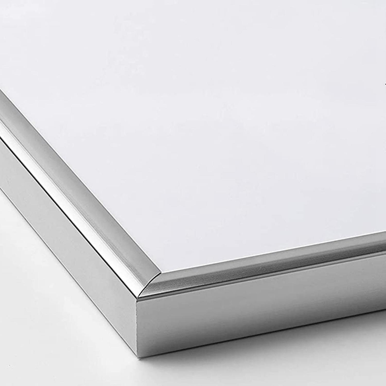 4 Picture Frames, A4 Silver Picture Frames, With Unbreakable S, Picture ...