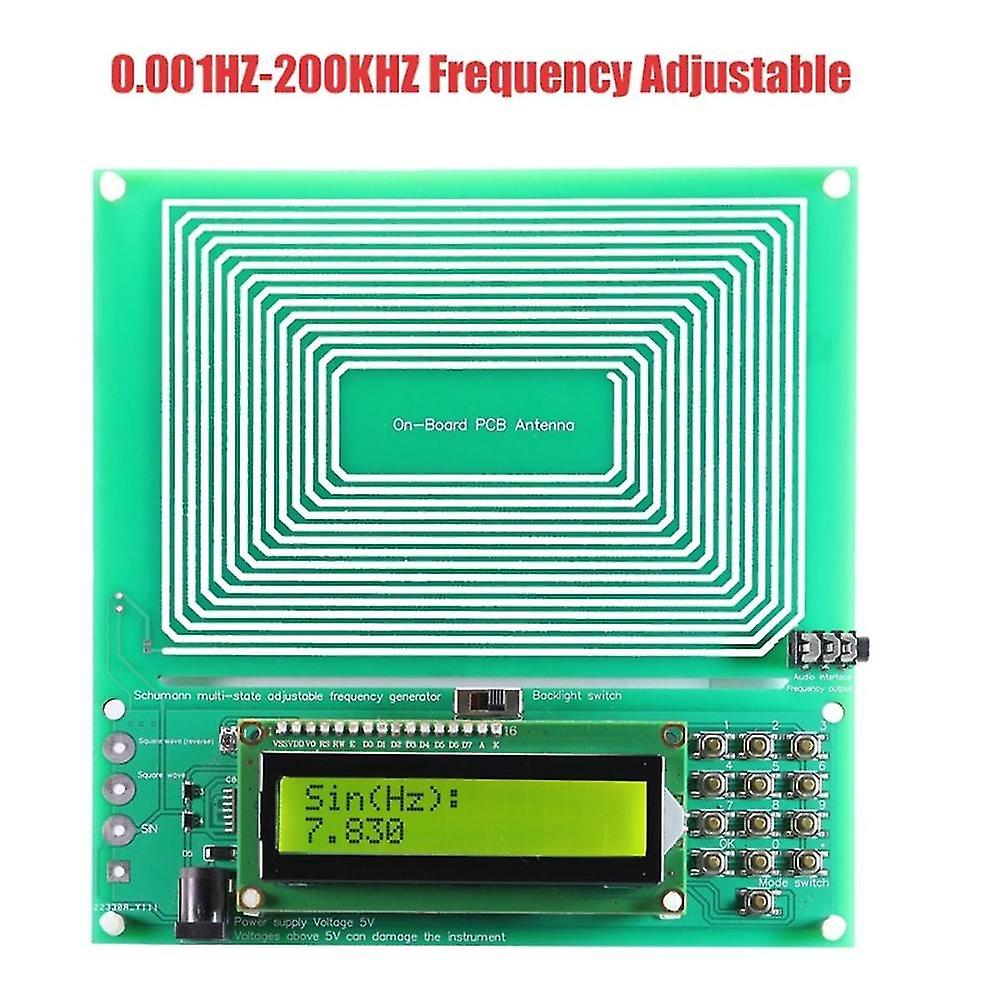 Adjustable 0.001hz-200khz 7.83hz Schumann Resonance Ultra-low Frequency ...