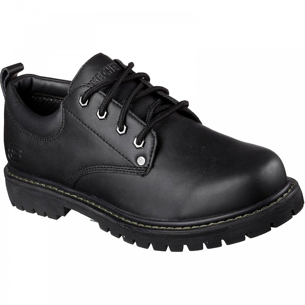 Men's Skechers Tom Cats | Black | Wide Fit | Mens Lace-up Walking Shoes ...