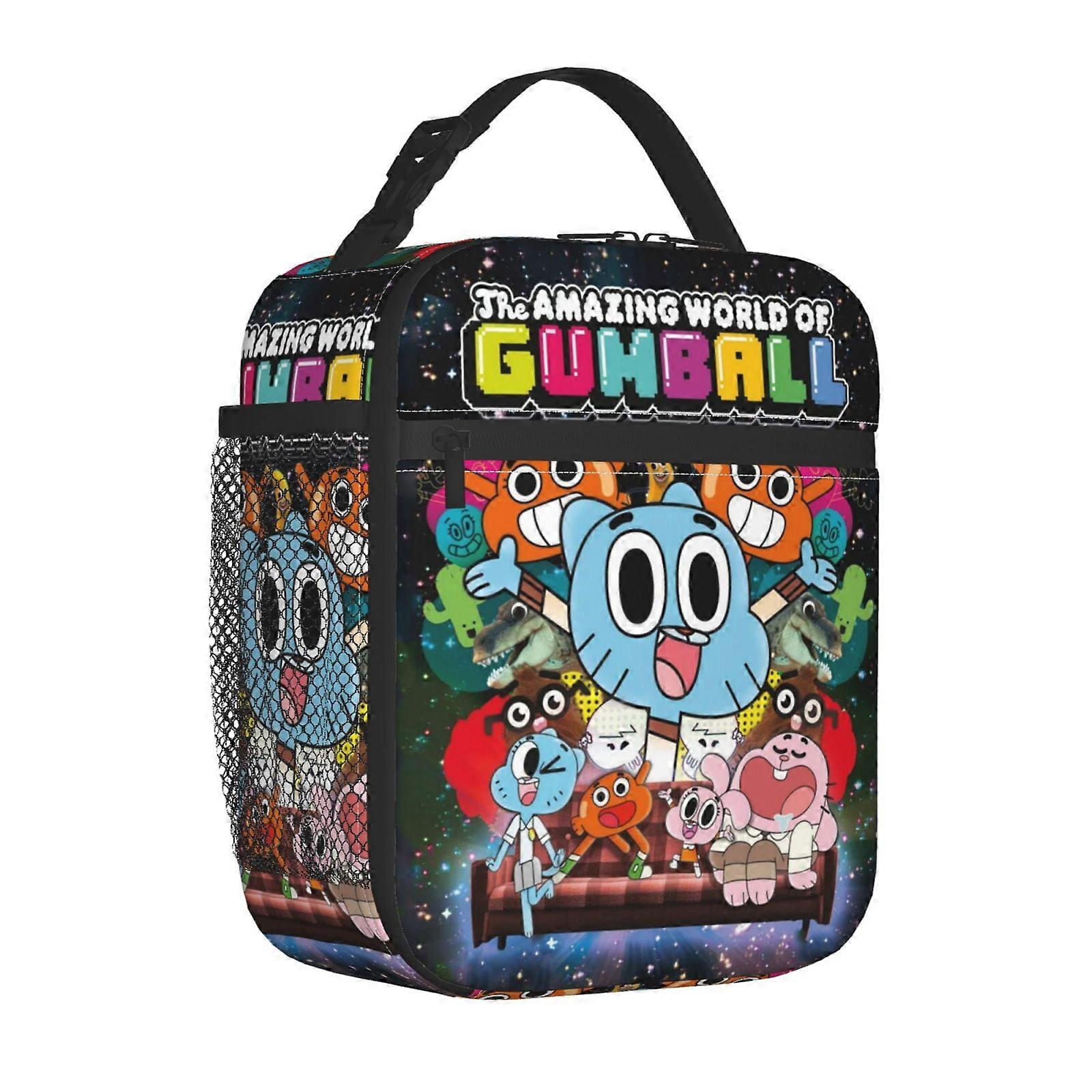 Anime Cartoon Amazing World of Gumball Lunch Box - Insulated Lunch Bag ...