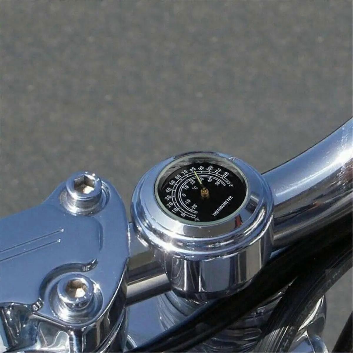 22-25mm Motorcycle Watch Thermometer Temp Gauge Waterproof Moto Styling ...