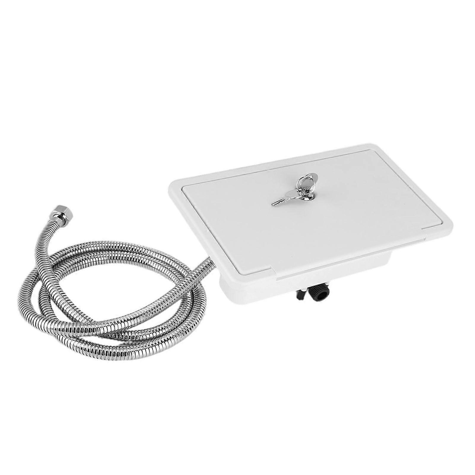 Exterior Shower Box Hot Cold Switch with 2 Keys Kit for Marine Boat ...