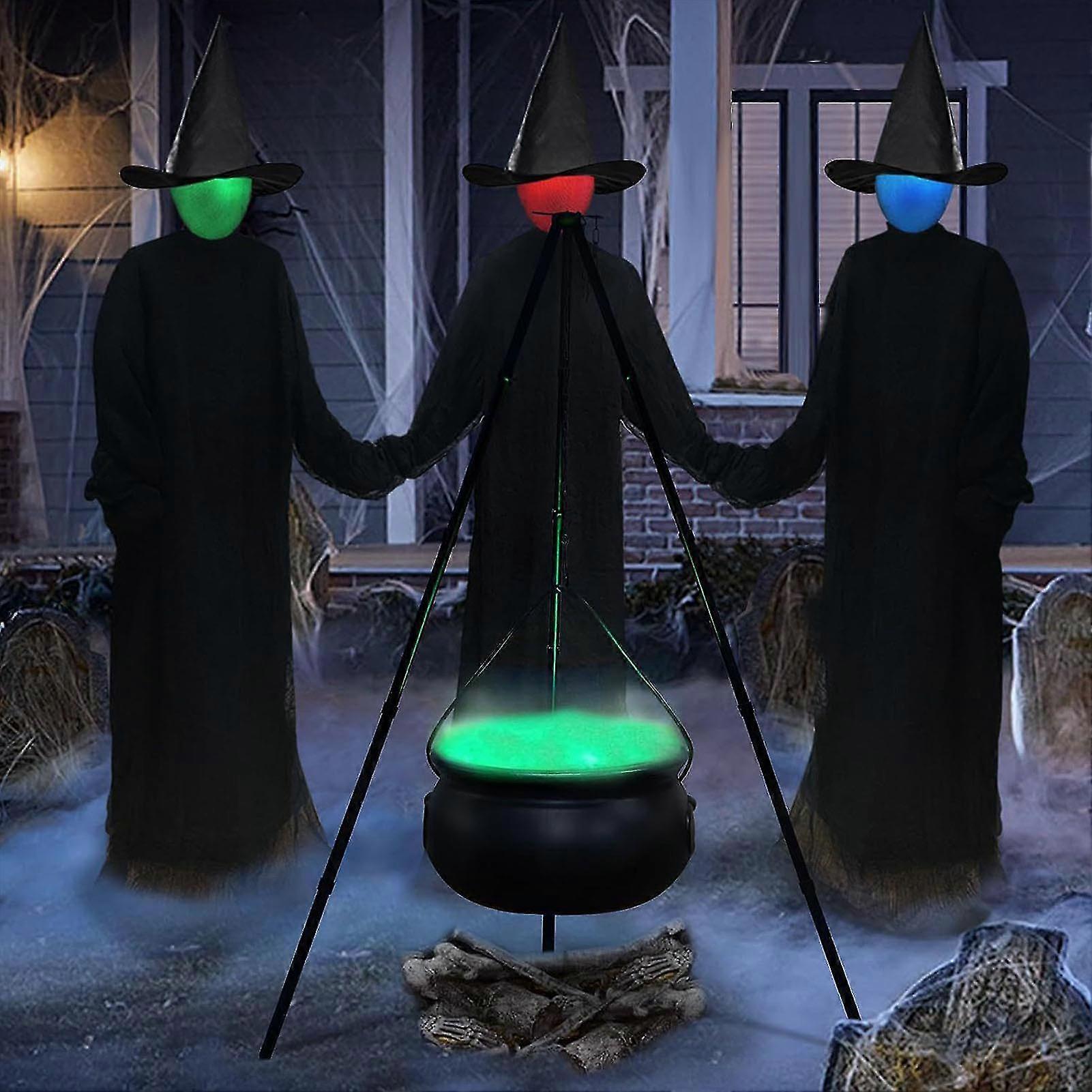 Halloween Witch Cauldron With Stand Large Witches Cauldron With Tripod ...
