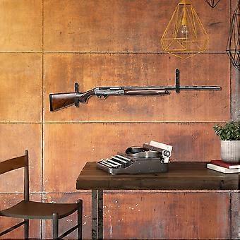 Heavy Duty Wall Mounted Rack Storage with Hooks for Guns and Other ...