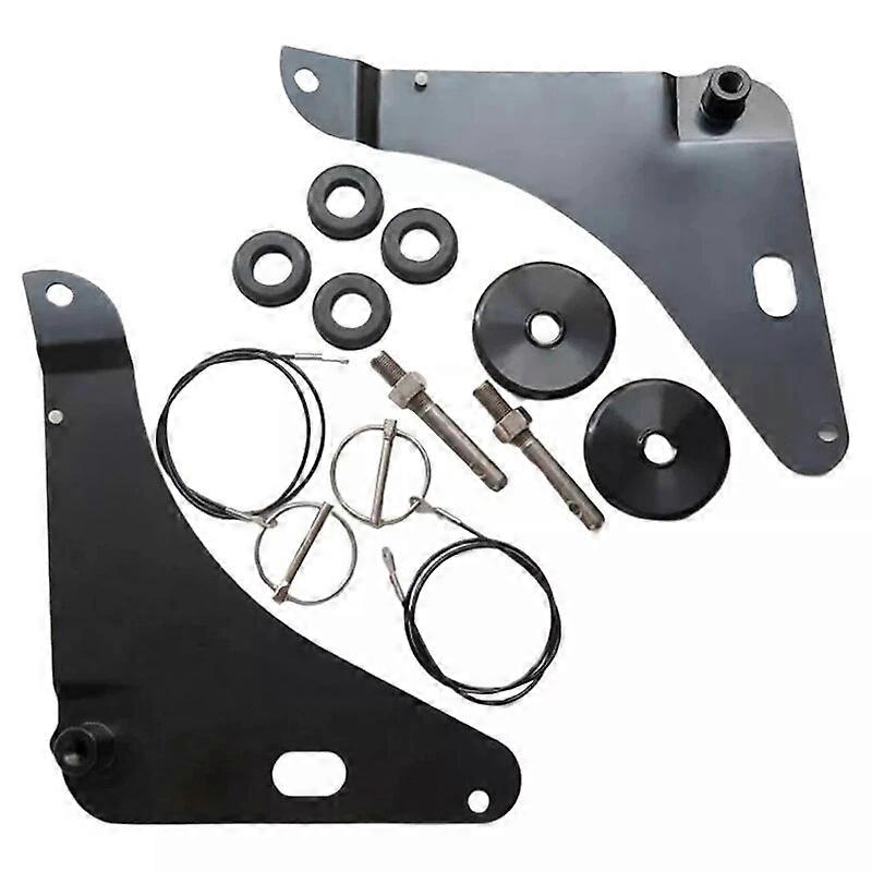82214260AC 82214260AB Hood Pin Kit Black For Dodge Challenger 2008 2009 ...