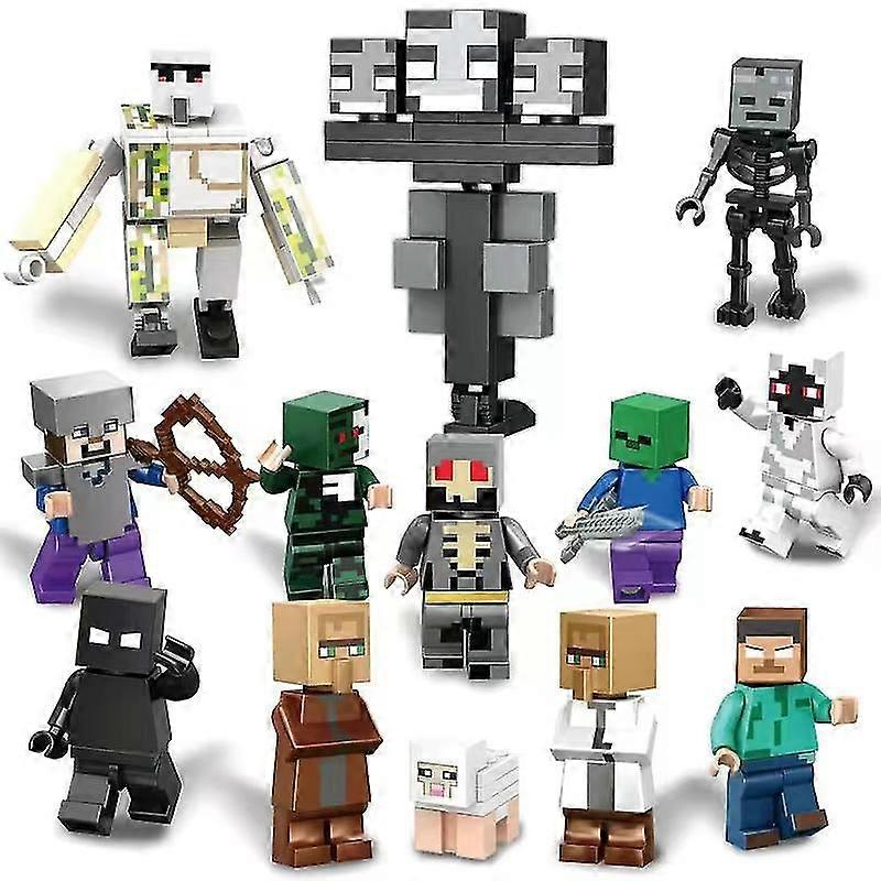 Minecraft Fit Lego Doll Puzzle Pieces Suitable For Building Characters ...