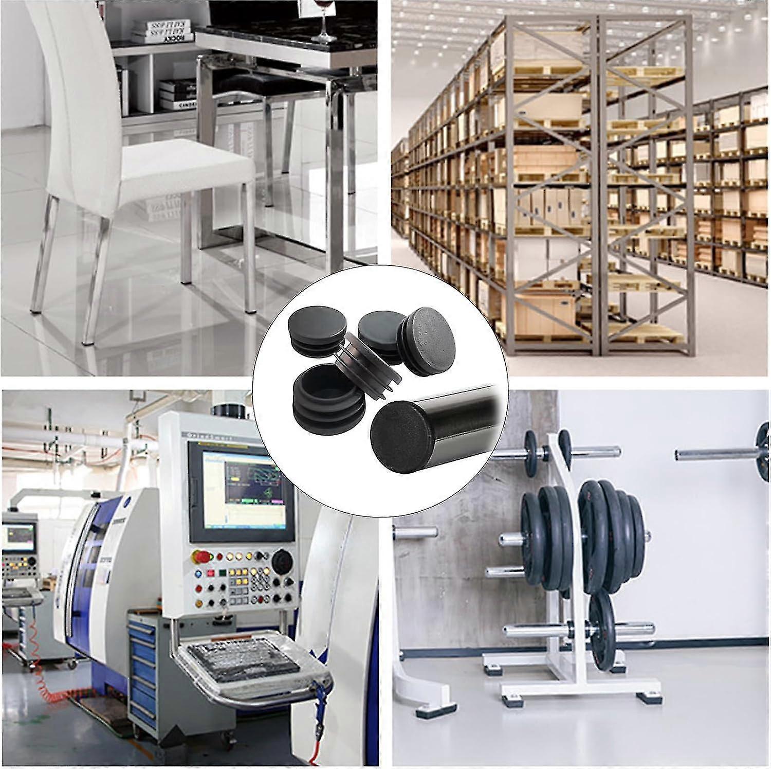 Chair End Cap 25mm 50Pcs Round Tube Cap Tube End Cap Round Tube End ...